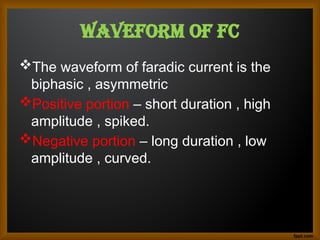 faradic current ppt.pptx by gokulakrishnan | PPTX
