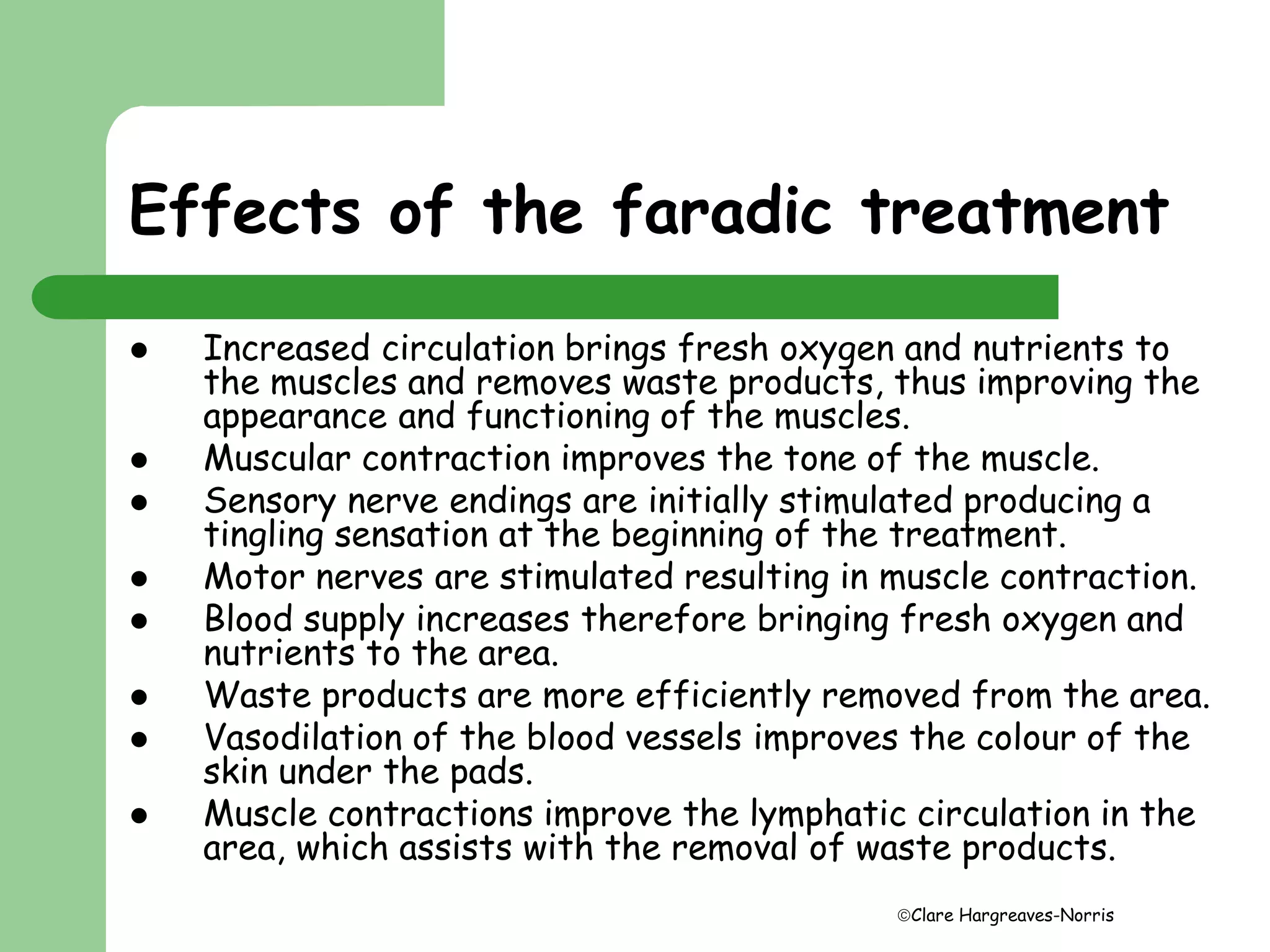 Faradic Facial Treatment | PPTX