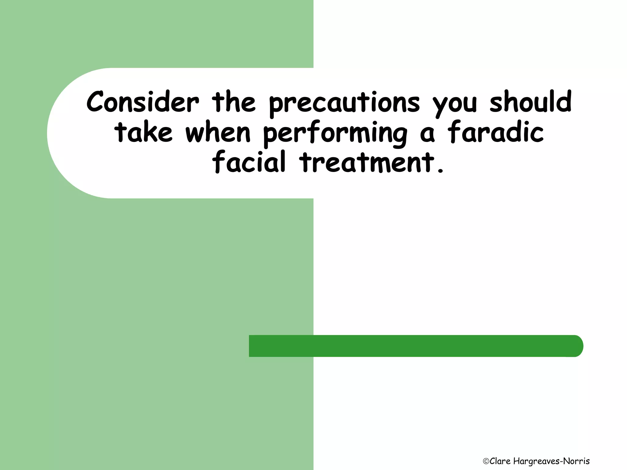 Faradic Facial Treatment | PPTX