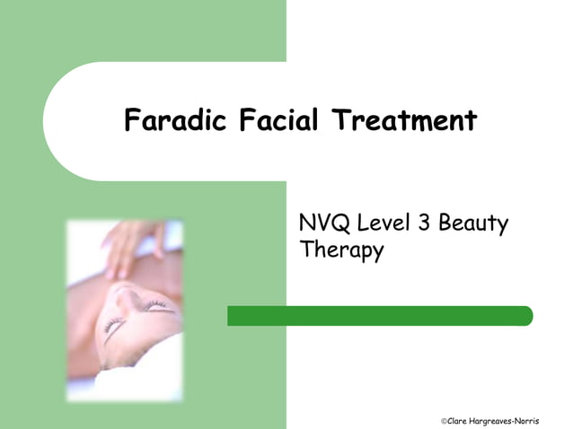 Faradic Facial Treatment | PPTX | Physical Therapy | Wellness