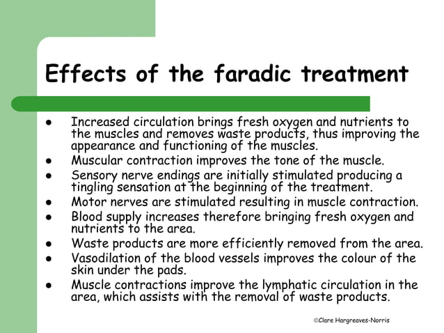 Faradic Facial Treatment | PPTX | Physical Therapy | Wellness