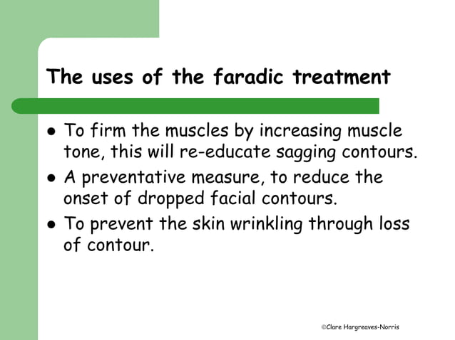 Faradic Facial Treatment | PPTX | Physical Therapy | Wellness