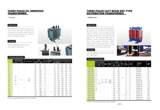 Farady power transformer catalogue | PDF