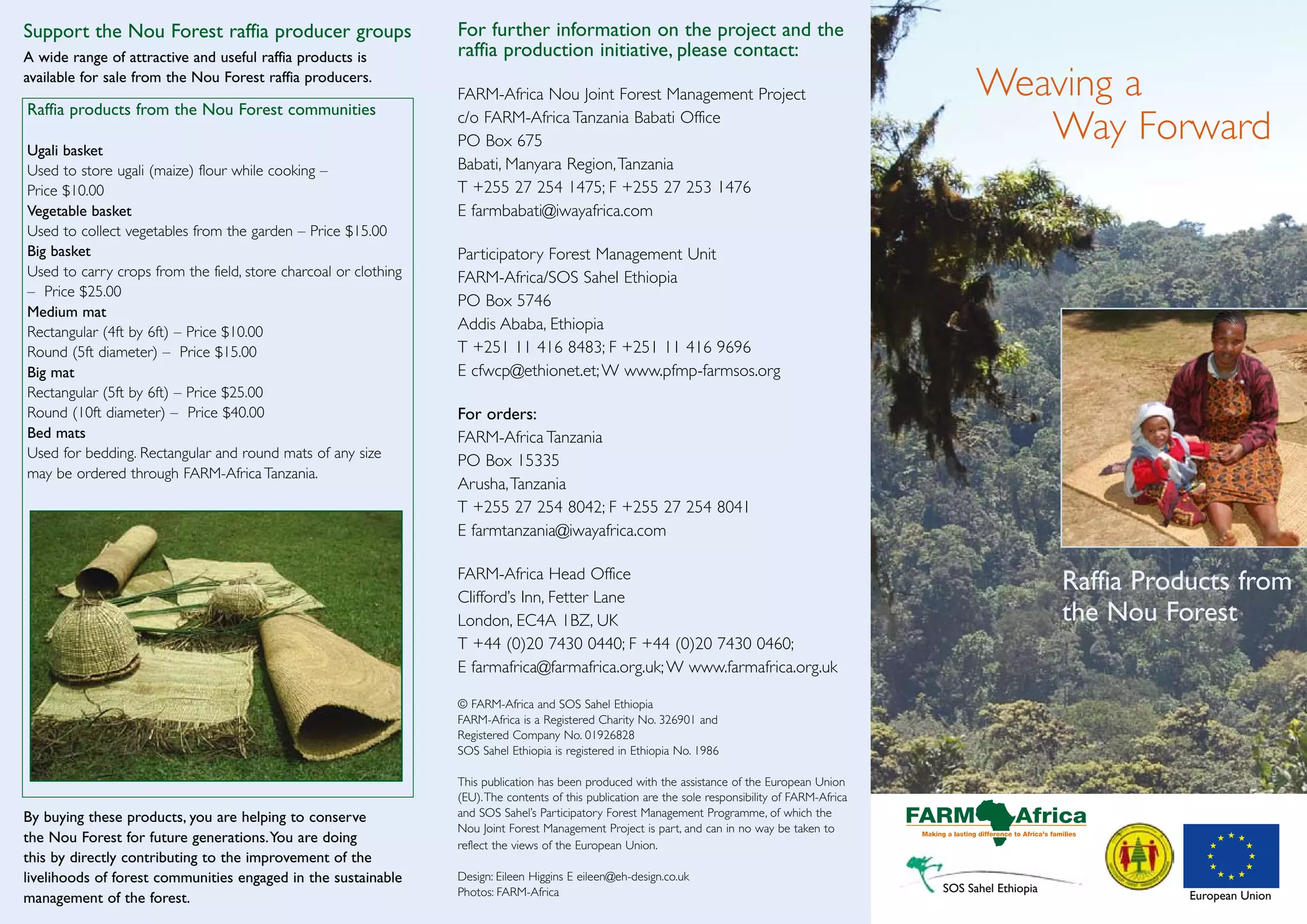 FARM-Africa Raffia Project, Nou Forest, Tanzania | PDF