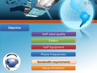 Voice Quality Metrics in VoIP | PPT