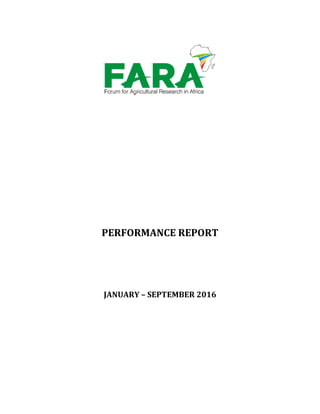 Fara progress and performance monitoring report (jan sept 2016) 19-bod ...
