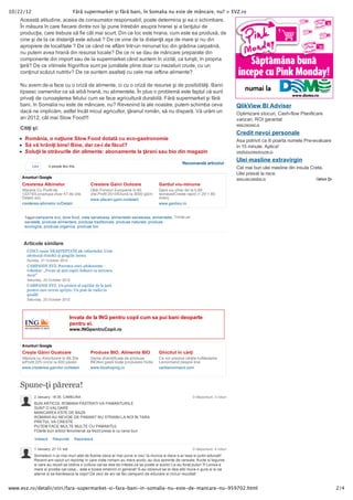 Fara supermarket si fara bani, in Somalia nu este de mancare, nu ?! | PDF