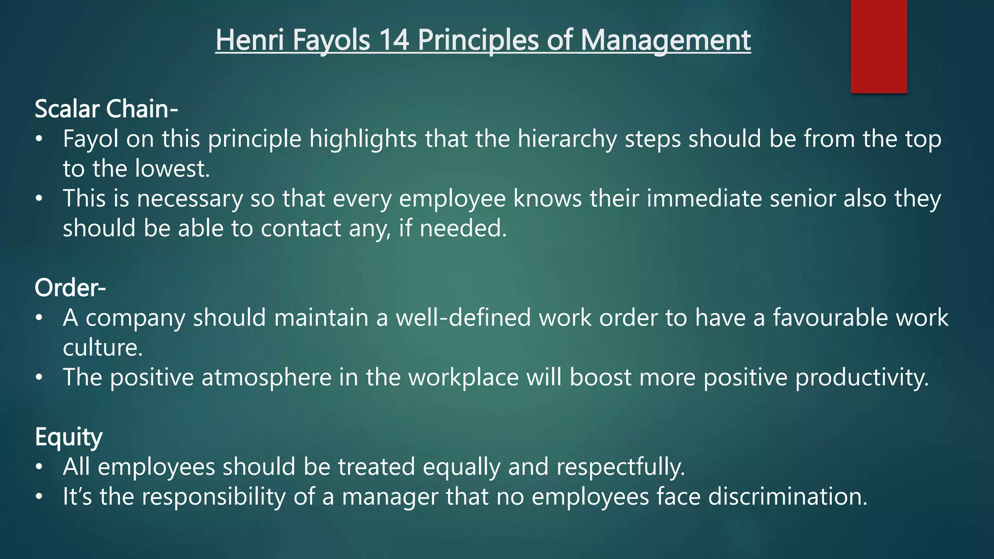 Management Process & Principles of School Management | PPTX