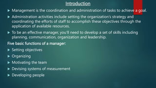 Management Process & Principles of School Management | PPTX