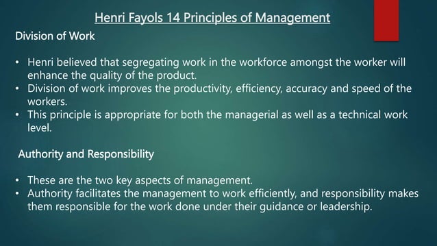 Management Process & Principles of School Management | PPTX