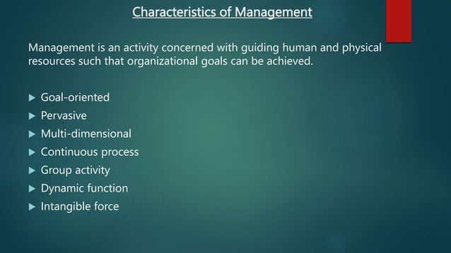 Management Process & Principles of School Management | PPTX