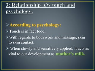 Sense of TOUCH | PPTX