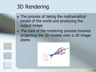 3D Graphics & Rendering in Computer Graphics | PPT