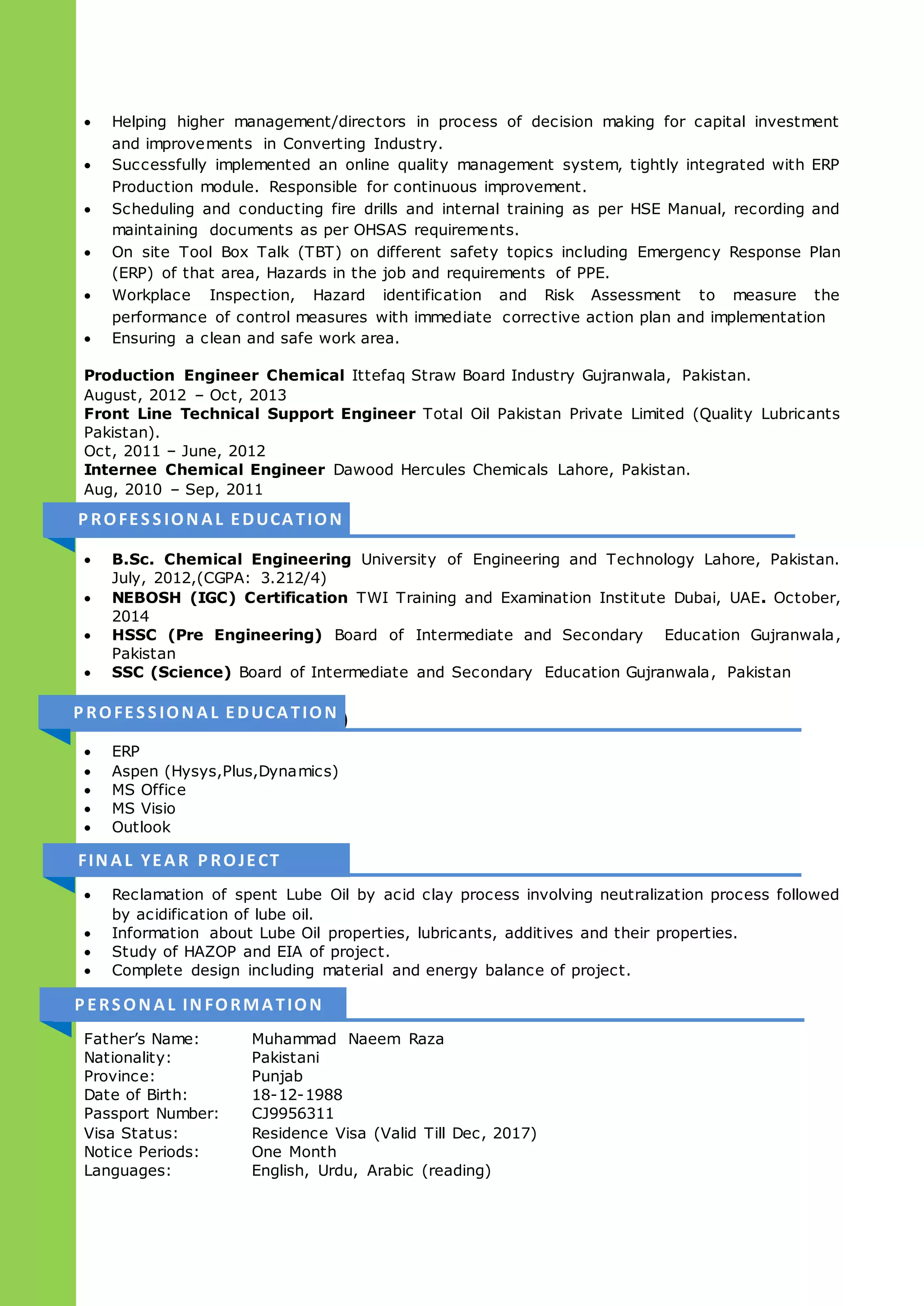 Faraz naeem (Resume) | DOCX
