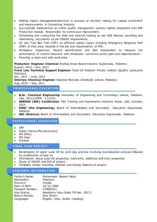 Faraz naeem (Resume) | PDF