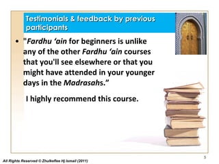 Fardh ain(poster)octoberl2011 | PPT
