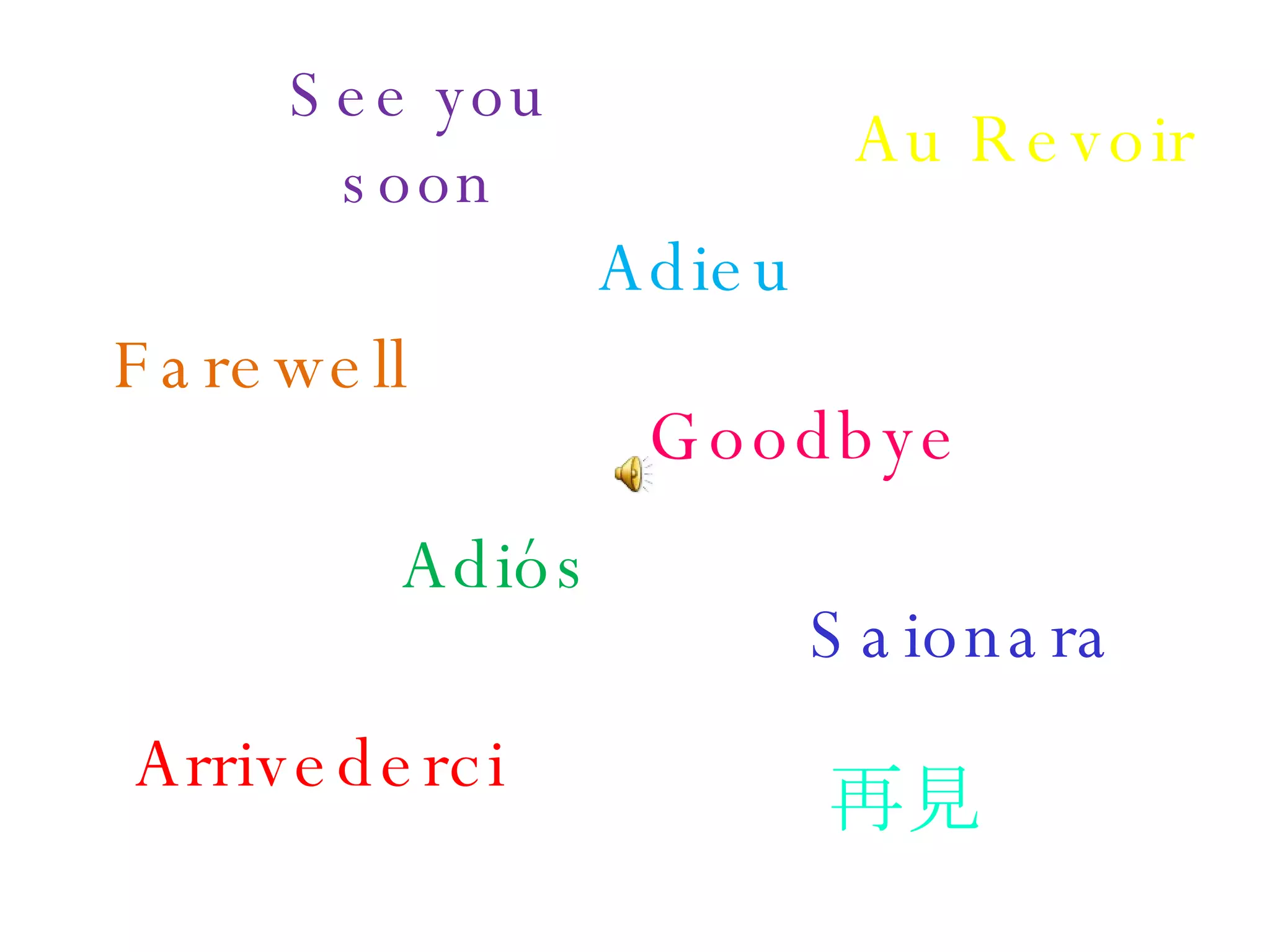 Farewell | PPT