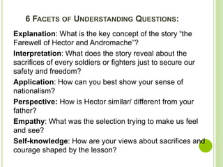 Farewell of hector and andromache ppt | PPTX