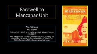 Farewell to manzanar mural | PPT