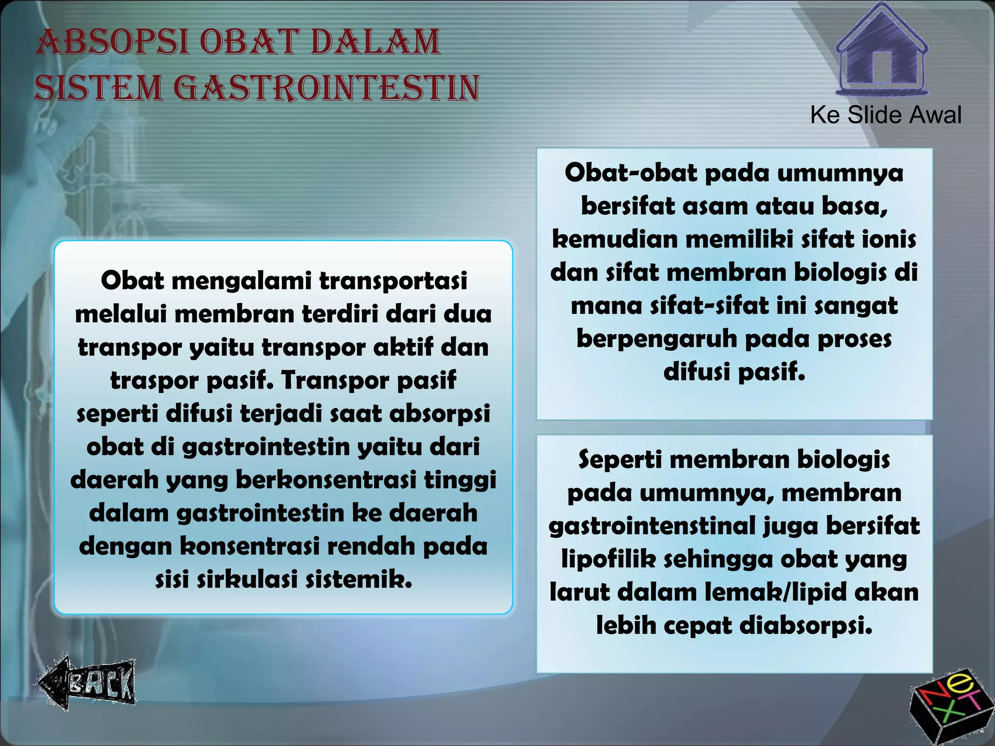 Farfis ii absorbsi obat dalam gastrointestin | PPT