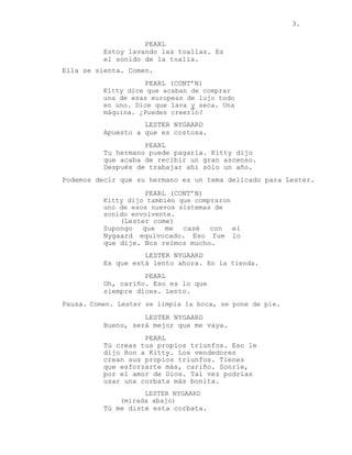 Guión "FARGO", Episodio Piloto, Primera Temporada (EXTRACTO) | PDF