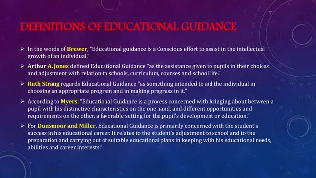 Education Guidance and Counseling | PPTX