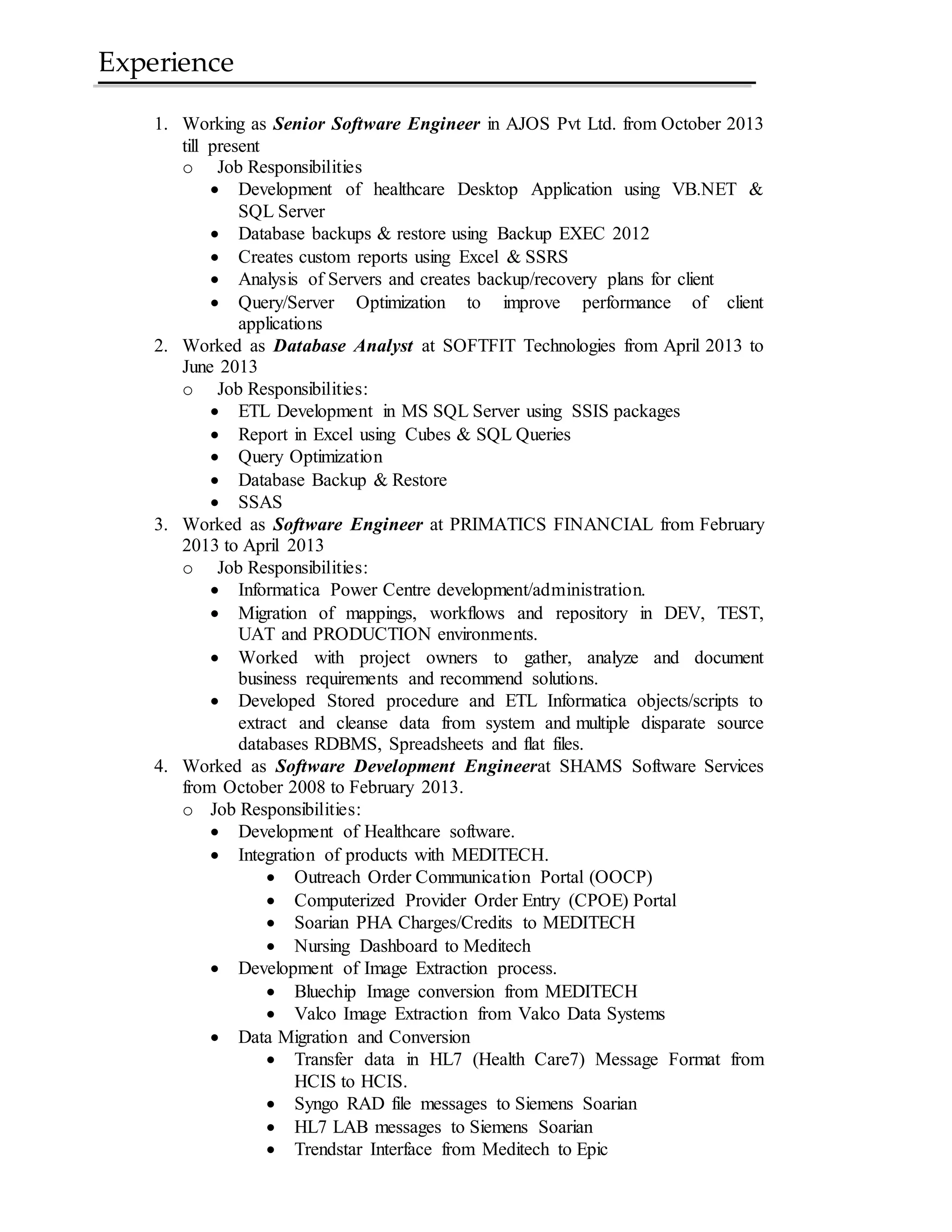 Farhan ahmed CV | DOCX