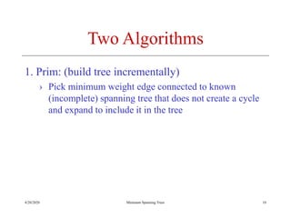 Farhana shaikh webinar_spanning tree | PPT