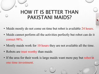 robot maid 2 IQRA Peshawar | PPTX