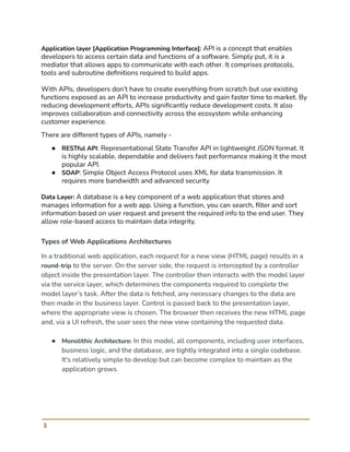 Components of a Generic Web Application Architecture | PDF