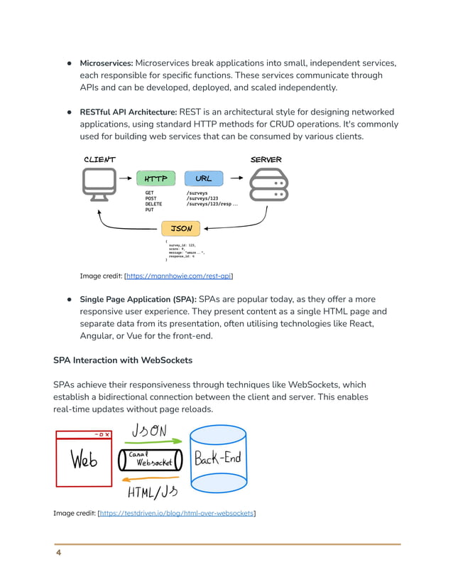 Components of a Generic Web Application Architecture | PDF