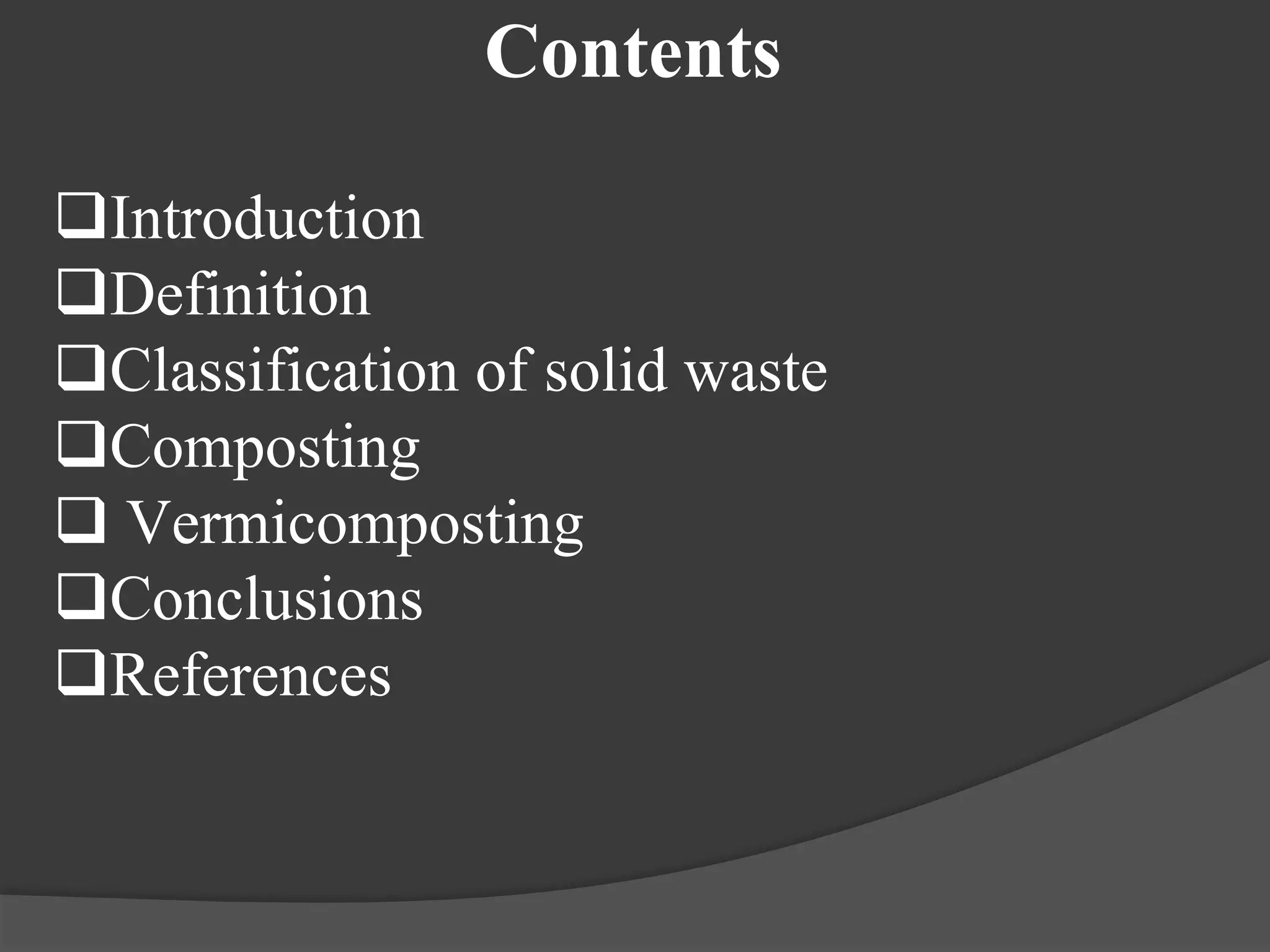 solid waste management through composting | PPTX