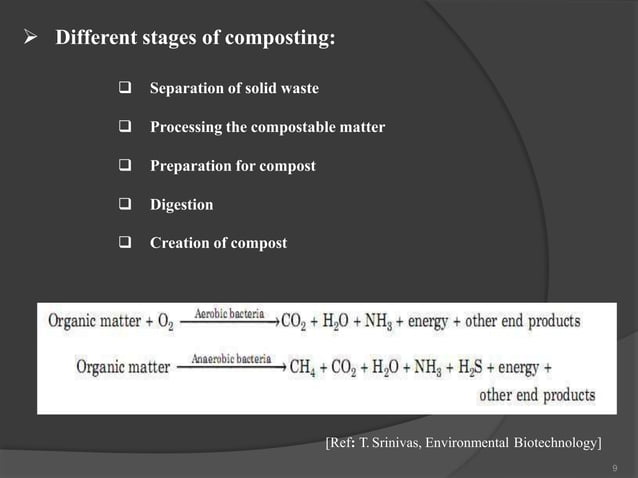 solid waste management through composting | PPT
