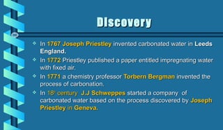 Joseph Priestley Carbonated Water