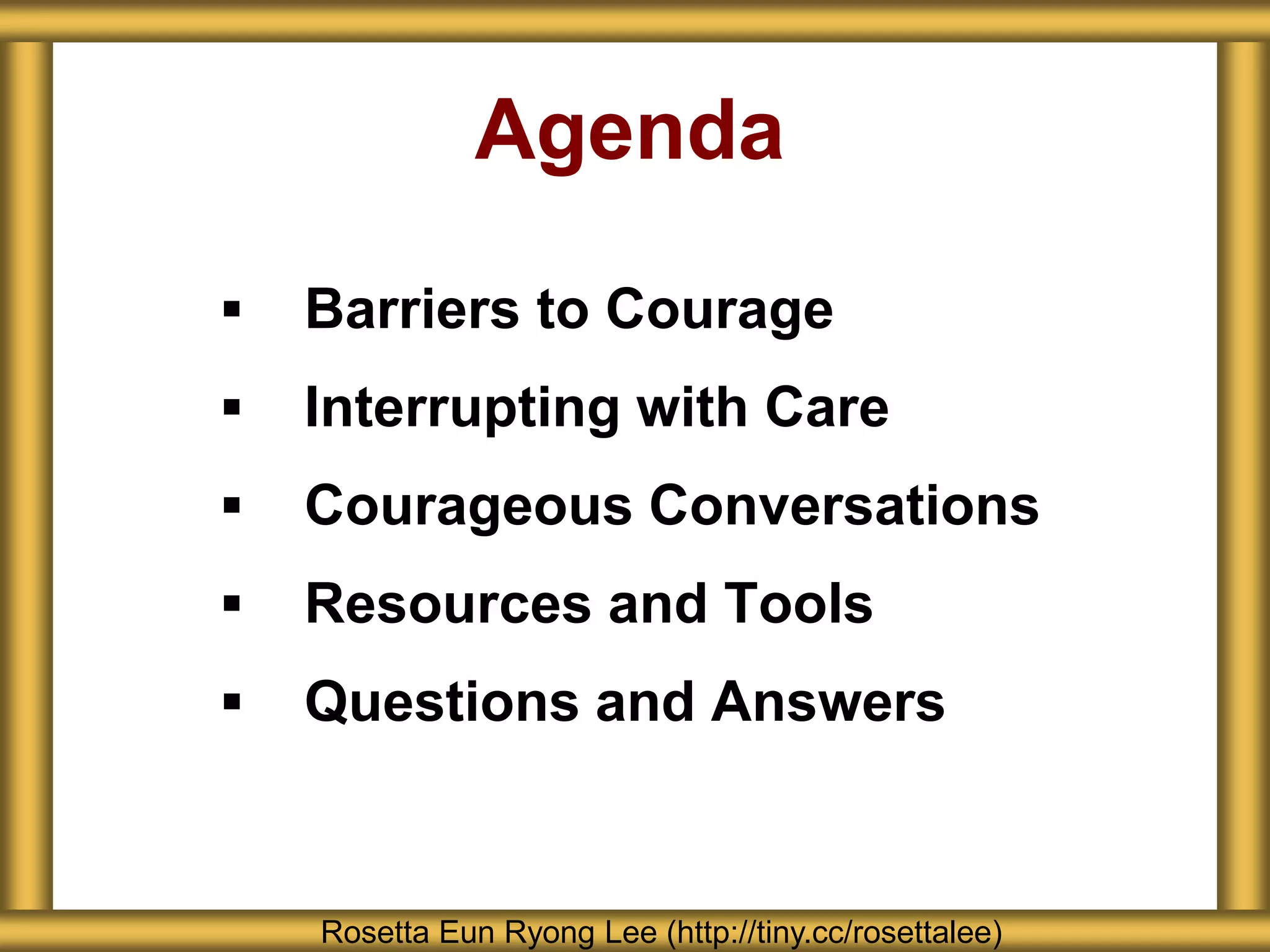Faria Education Group Courageous Conversations | PPT
