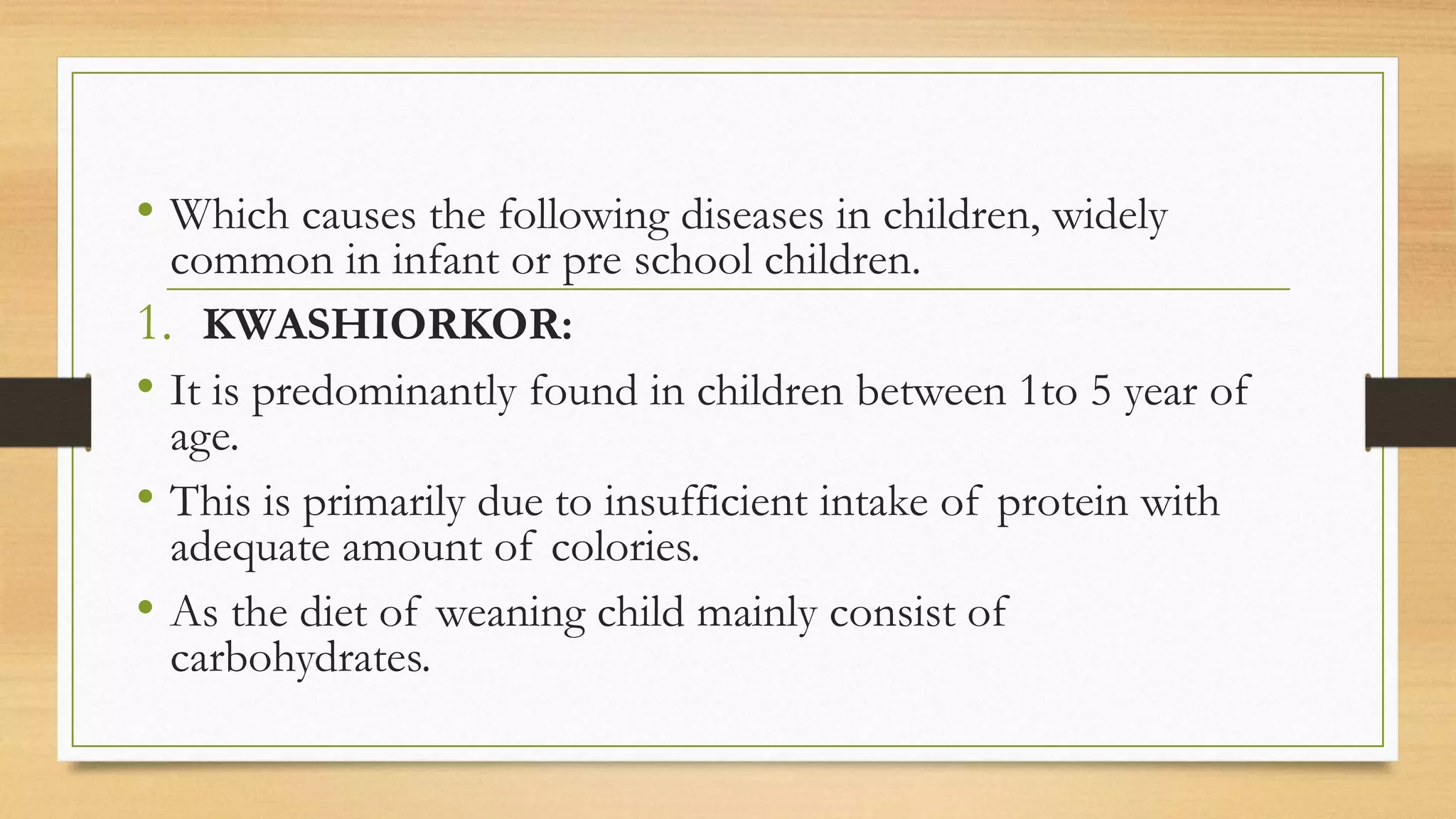 PEM protein Energy Malnutrition | PPTX