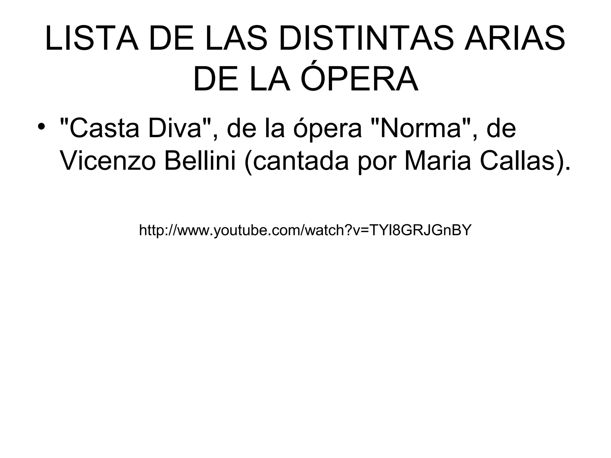 arias famosas de la ópera | PPT