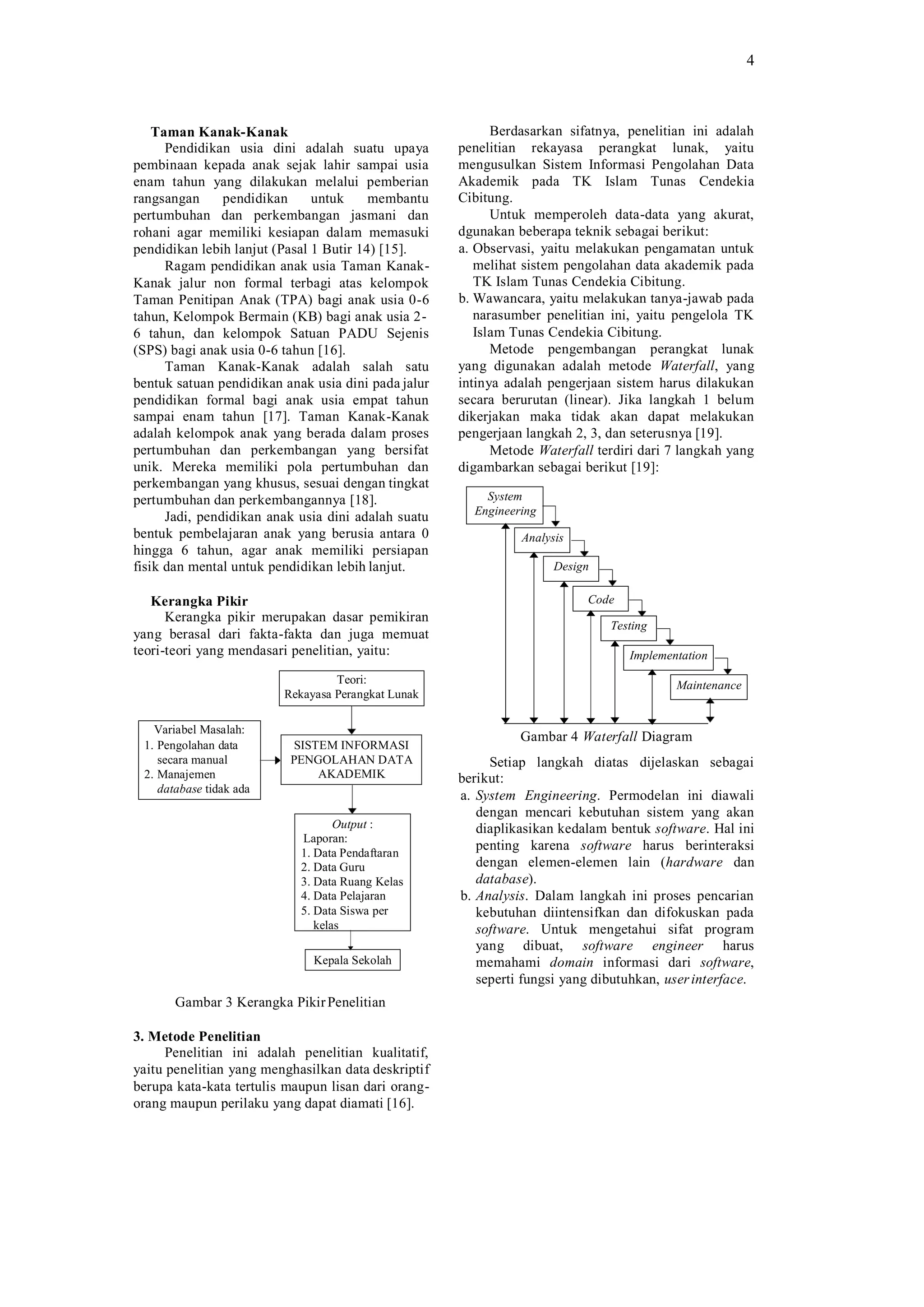 Jurnal Perancangan Sistem Informasi Pengolahan Data Akademik | PDF