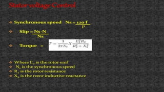Speed Control of three phase induction motor | PPT