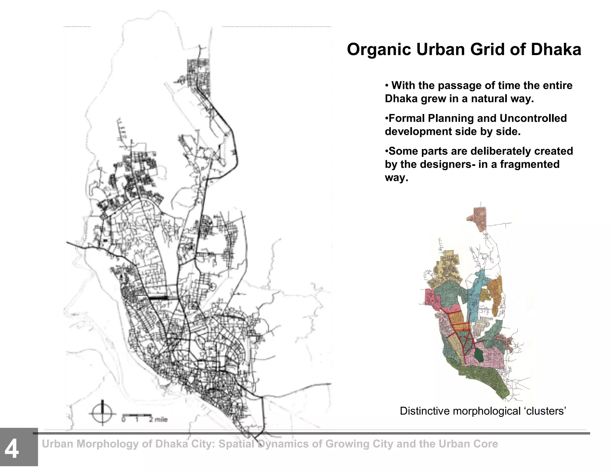 Urban Morphology of Dhaka City | PDF