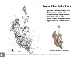 Urban Morphology of Dhaka City | PDF