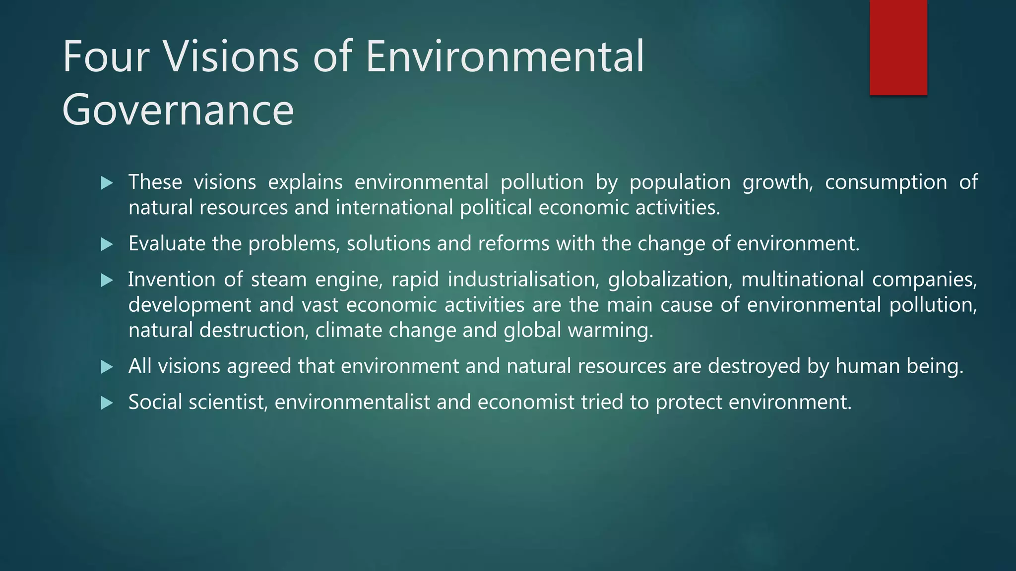 Environmental Governance | PPTX
