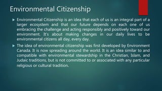 Environmental Governance | PPTX