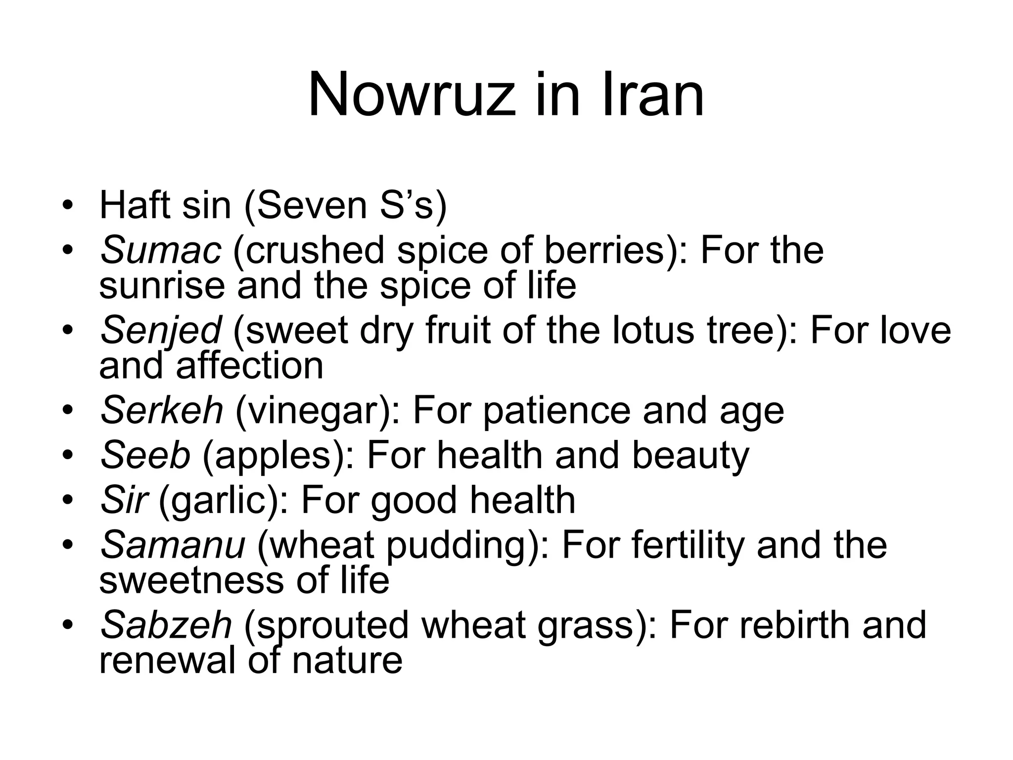 Nowruz - Origins and Celebration in the Persian World | PPT