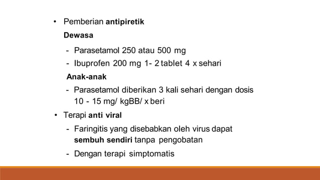 Faringitis Reviews Lecture for Medstudent | PPT