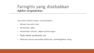 Faringitis Reviews Lecture for Medstudent | PPTX