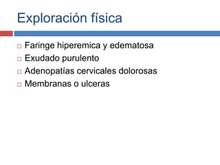 Faringoamigdalitis | PPTX