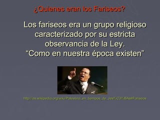 Fariseos igual que religiosos | PPT