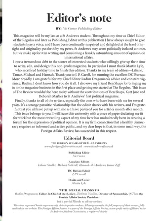 Foreign Affairs Review Spring Issue, 2014. Russia Special | PDF ...