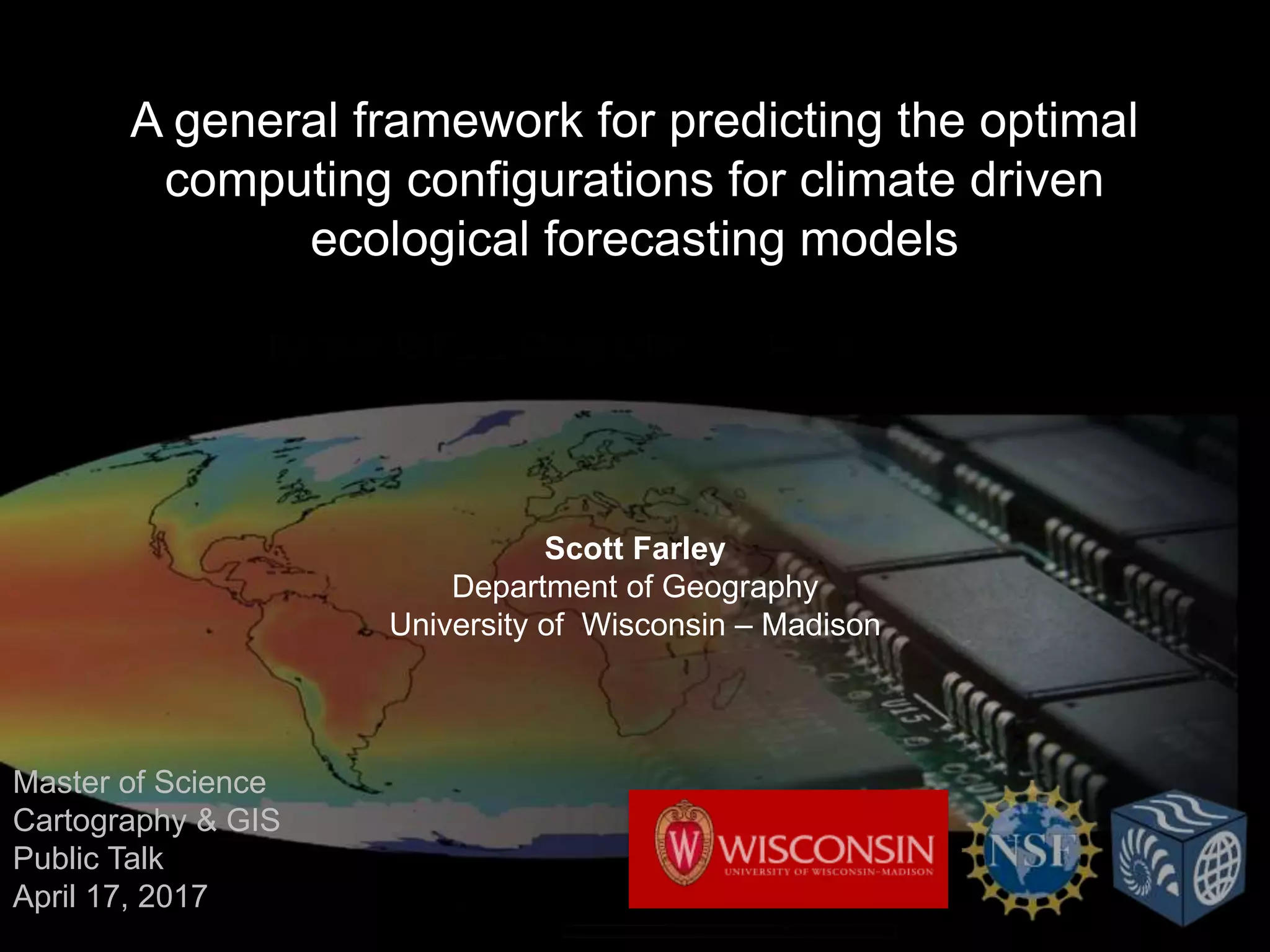 A general framework for predicting the optimal computing configuration ...
